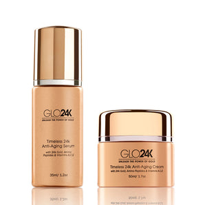 GLO24K Unleash The Power Of Gold - Enjoy 24K Gold Infused Skincare