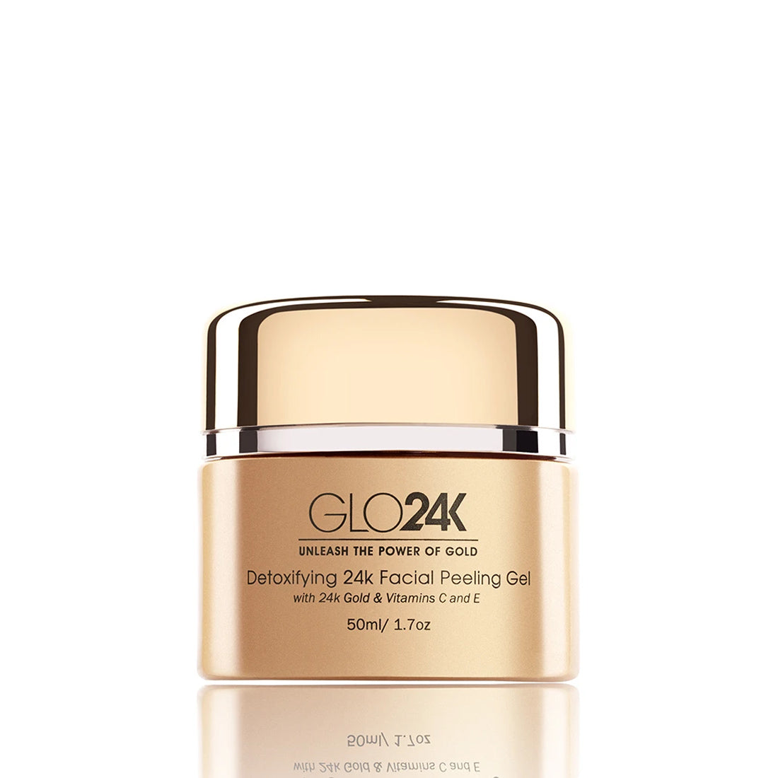 GLO24K 24k Facial Peeling Gel with 24k Gold & Vitamins C and E